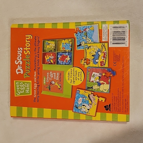 Dr. Seuss | Toys | Dr Seuss Puzzle Story Green Eggs And Ham With 4 24 ...